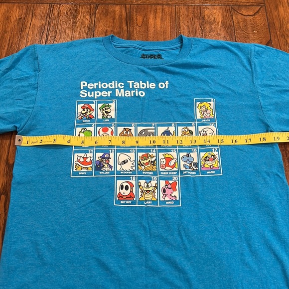 Nintendo | Shirts | Super Mario Periodic Table Of Super Mario Graphic ...